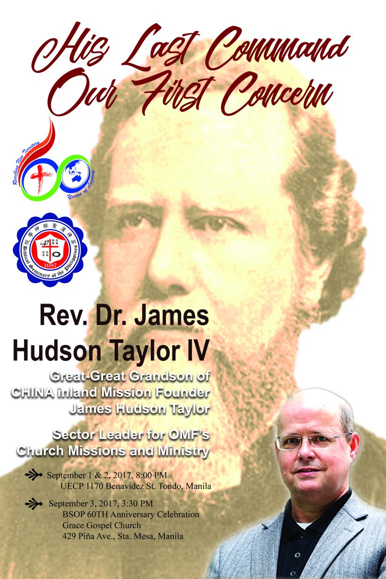 James Hudson Taylor IV – BSOP